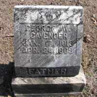 George Washington Cavender (1813–1899)