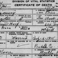 Anna Marie Moore (1915–1952) • FamilySearch