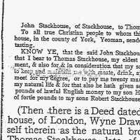 Thomas Stackhouse Jr (1661–1744) • FamilySearch