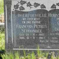 Francois Petrus Schoombee Keevy (1900–1967)