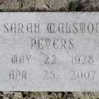 Sarah Jean Walston (1928–2007) • FamilySearch