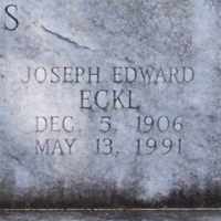 Joseph Edward Eckl (1906–1991) • FamilySearch