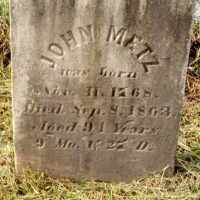John Metz II (1768–1863) • FamilySearch