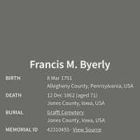 Francis M Byerly (1791–1862)
