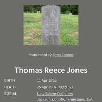 Thomas Reece Jones (1852–1904) • FamilySearch