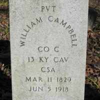 PVT William "Buck" Campbell (1829–1918)