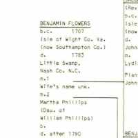 Benjamin Flowers Sr. (1707–1782)