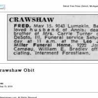 Fred Crawshaw (1906–1963) • FamilySearch