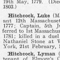Captain Luke Hitchcock (1744–1782) • FamilySearch