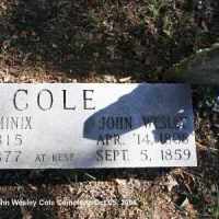 John Wesley Cole Junior (1808–1859)