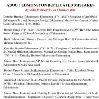 Colonel Archibald Thomas Edmonston Sr. (1667–1734)