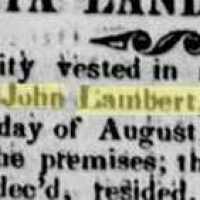 John Lambert (1779–1849) • FamilySearch