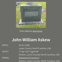 John William Askew (1858–1927) • FamilySearch